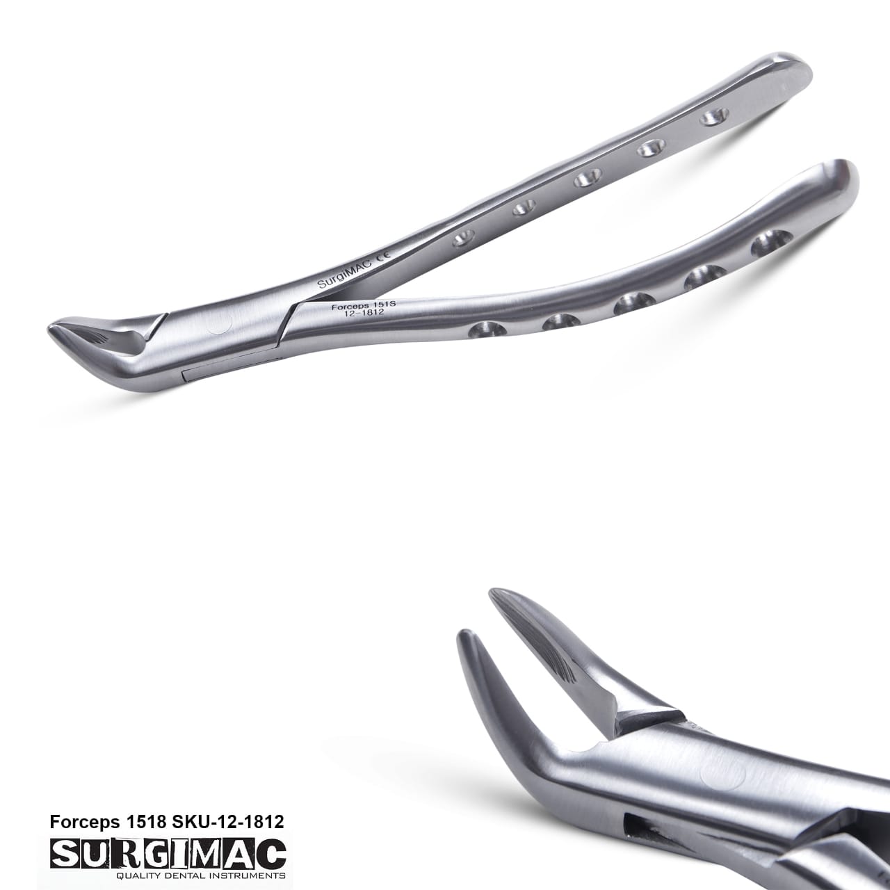 SurgiMac 151S Pedo Forceps Child/Kids Extraction | SurgiMac Dental ...