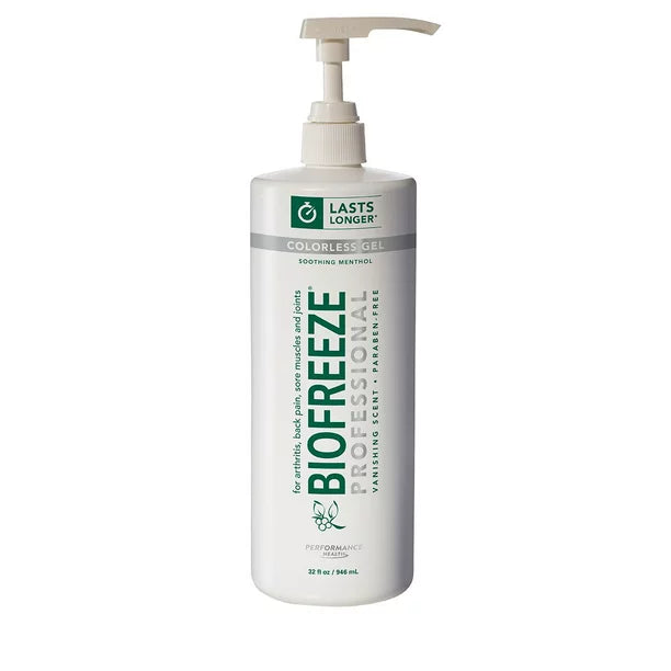 Biofreeze Professional, 32 oz Gel Pump, Green | SurgiMac Dental ...