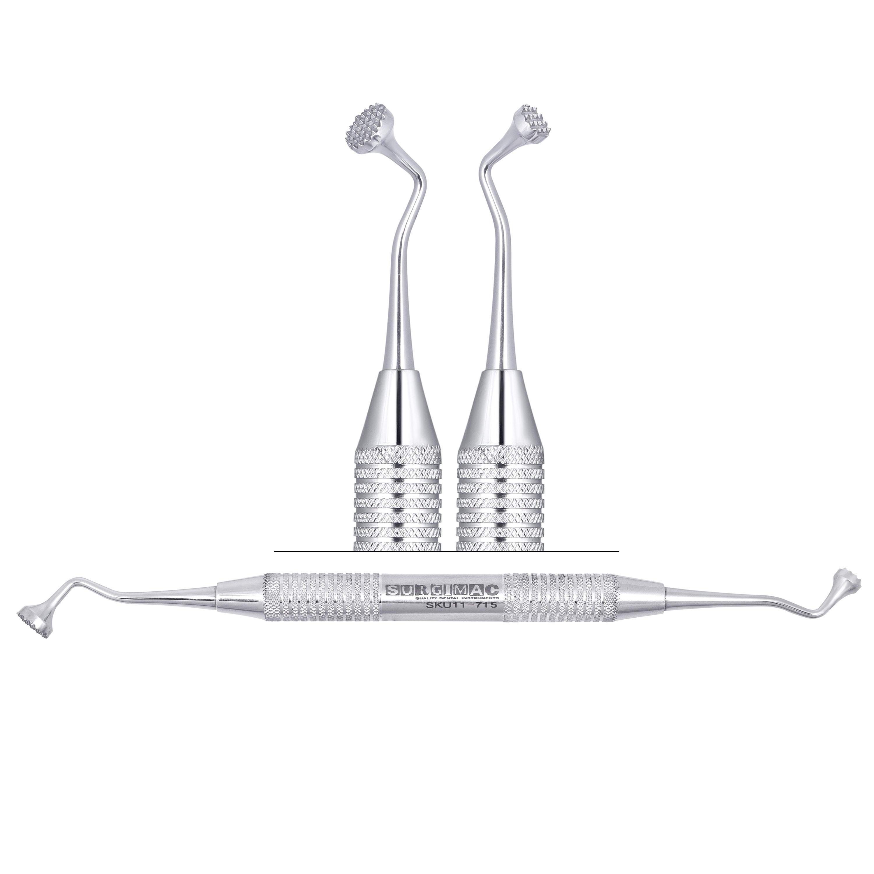SurgiMac Bone packer, 6 & 8mm, Serrated Ends. Used for Bone Grafting, 1 ...