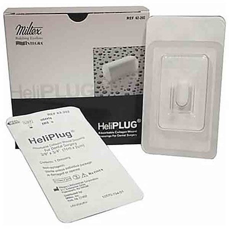 HeliPlug 3/8" x 3/4" Absorbable Collagen Wound Dressing, 10/Box ...