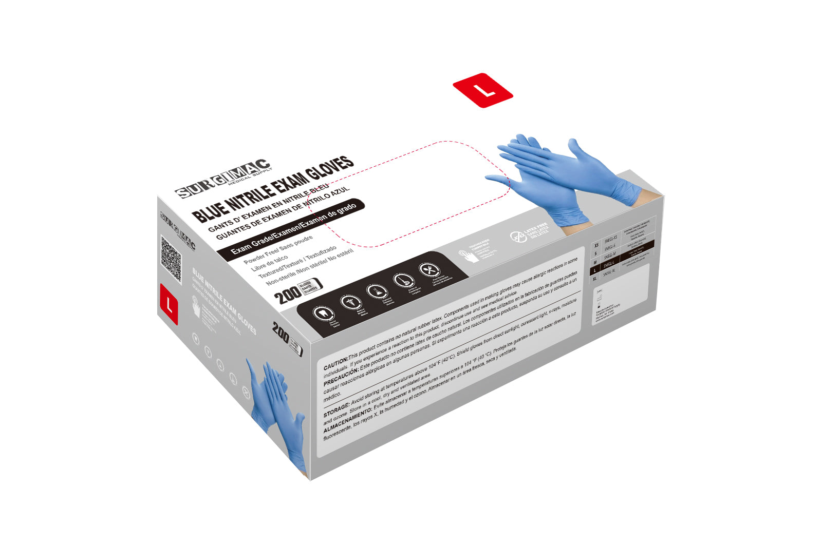 Medical Nitrile Examination Gloves MaxSoft: Comfortable, Flexible, and ...