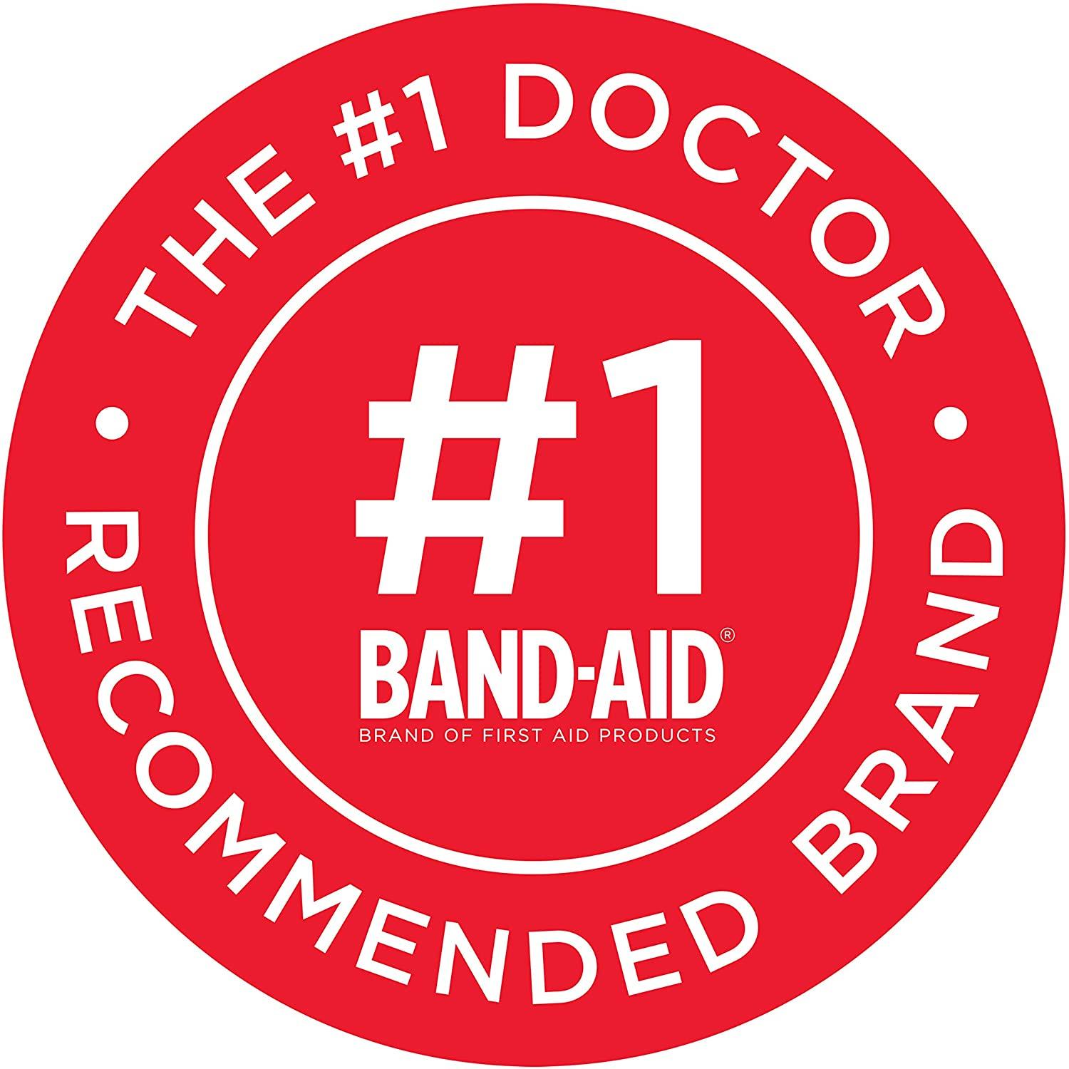 Band-Aid Brand Flexible Fabric Adhesive Bandages for Wound Care & First ...